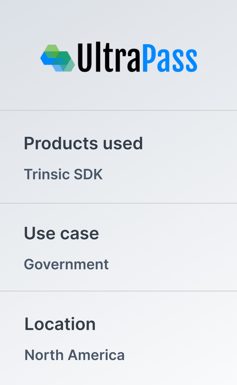 Customer Story: UltraPass ID - Trinsic